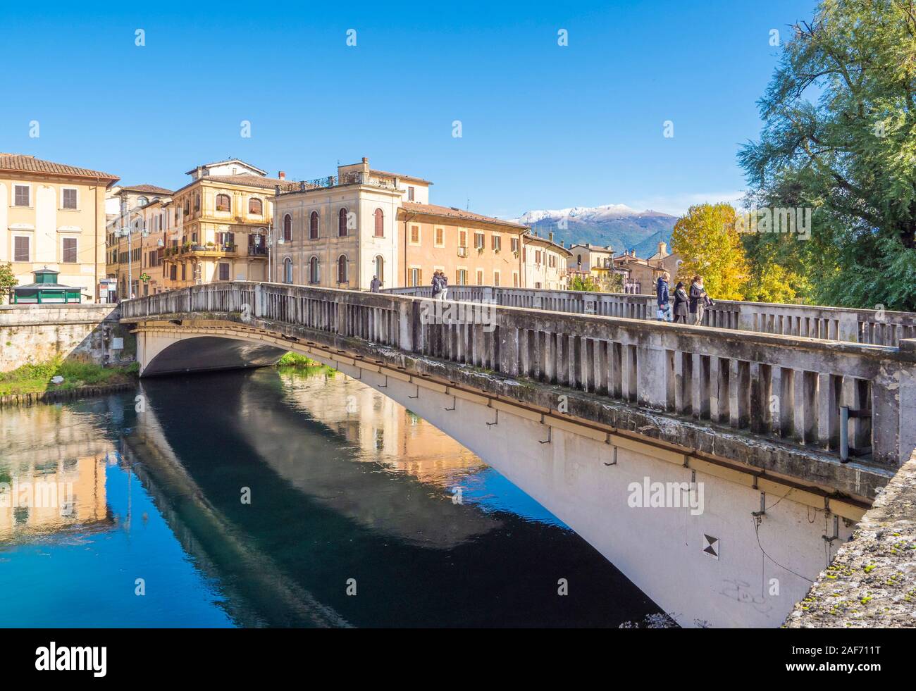 Rieti (Italy) - The historic center of the Sabina's provincial capital ...