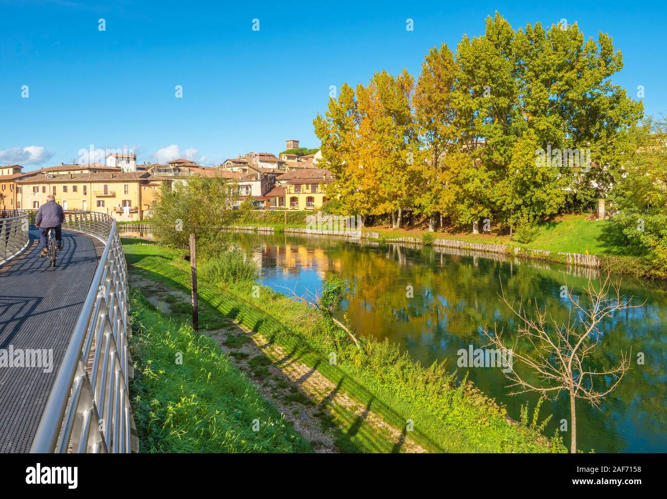 Rieti (Italy) - The historic center of the Sabina's provincial capital ...