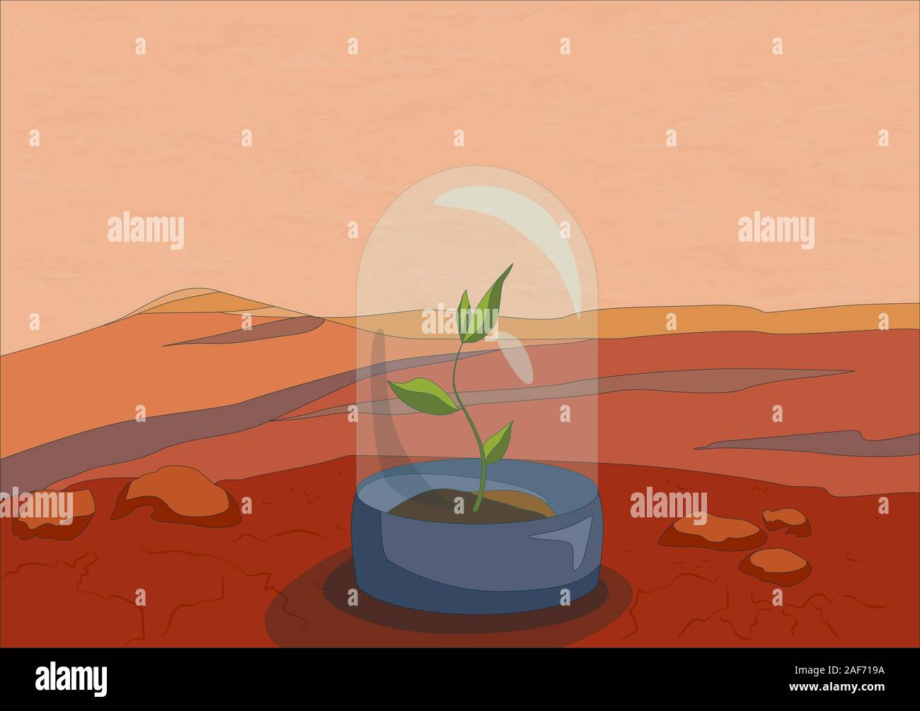 Close view on farm Stock Vector Images - Alamy