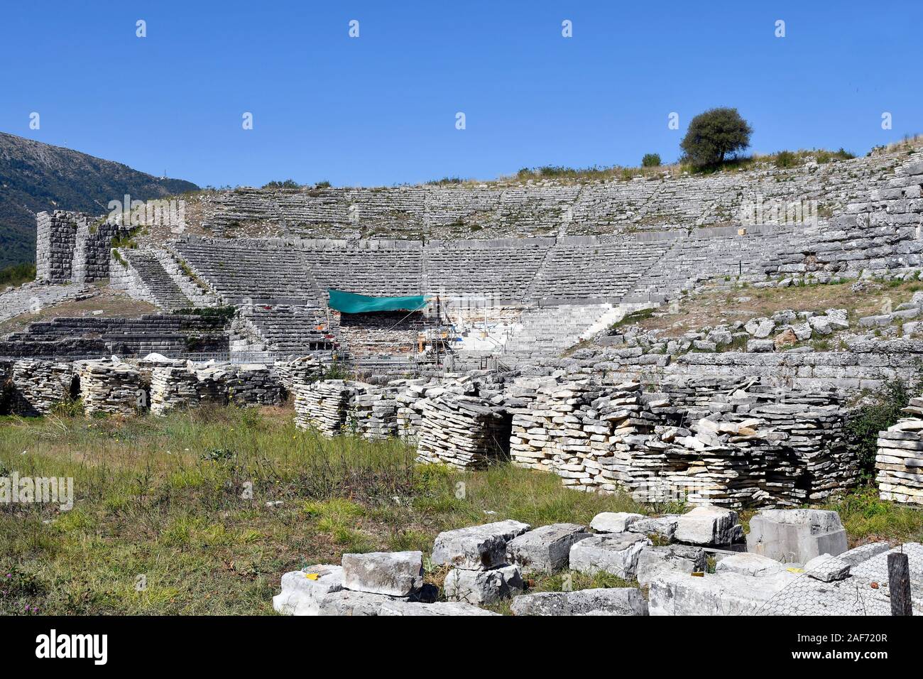 Greece, archaeological site of Dodona, an important ancient Greek ...