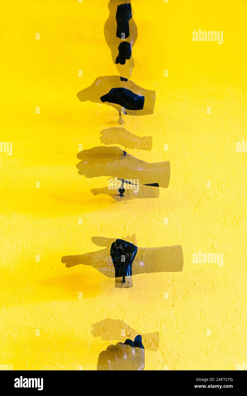 Metalllic hands hi-res stock photography and images - Alamy