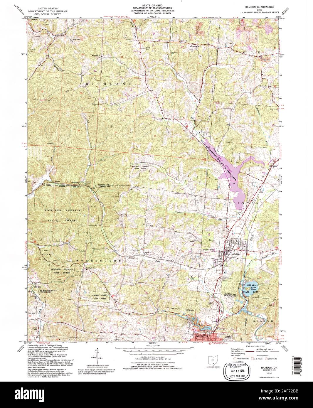 Hamden map hi-res stock photography and images - Alamy