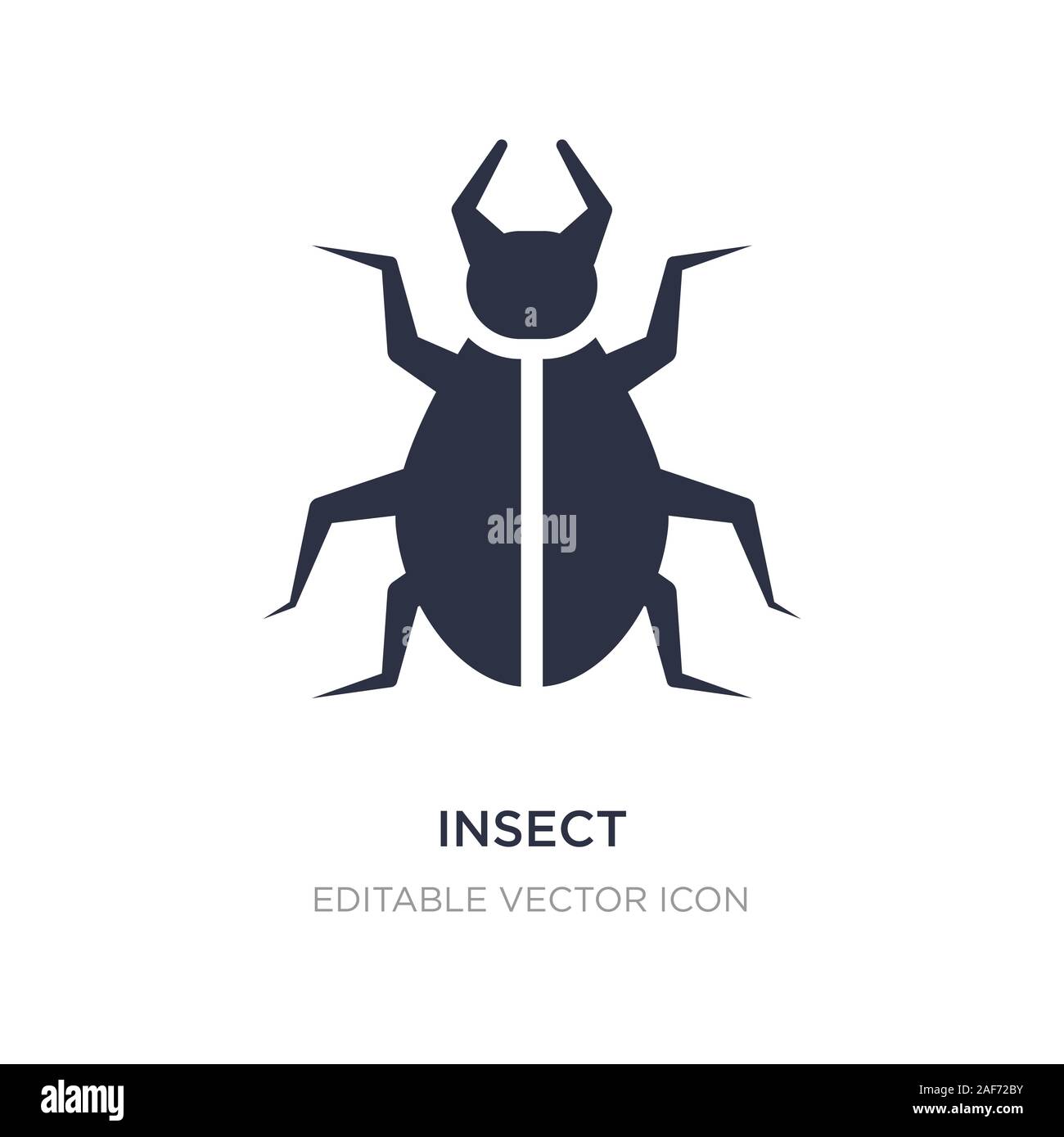insect icon on white background. Simple element illustration from ...