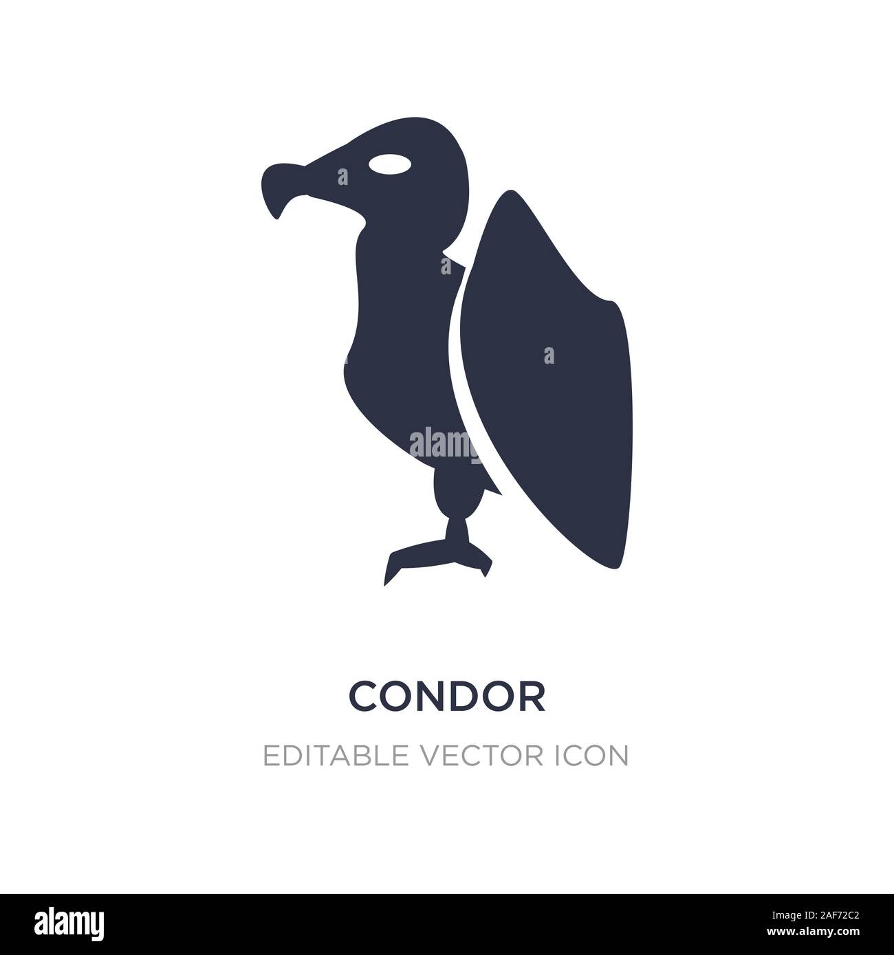 condor icon on white background. Simple element illustration from ...
