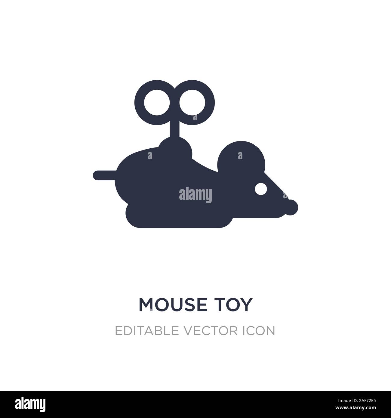 mouse toy icon on white background. Simple element illustration from ...