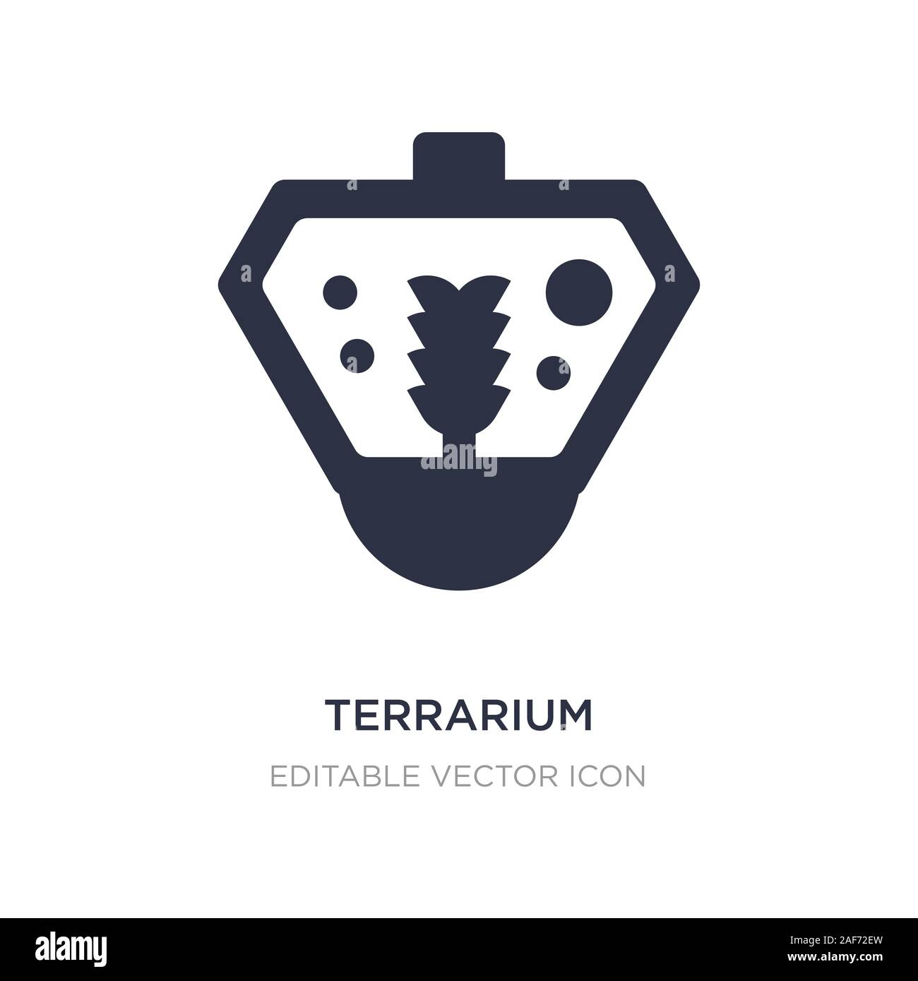 terrarium icon on white background. Simple element illustration from ...