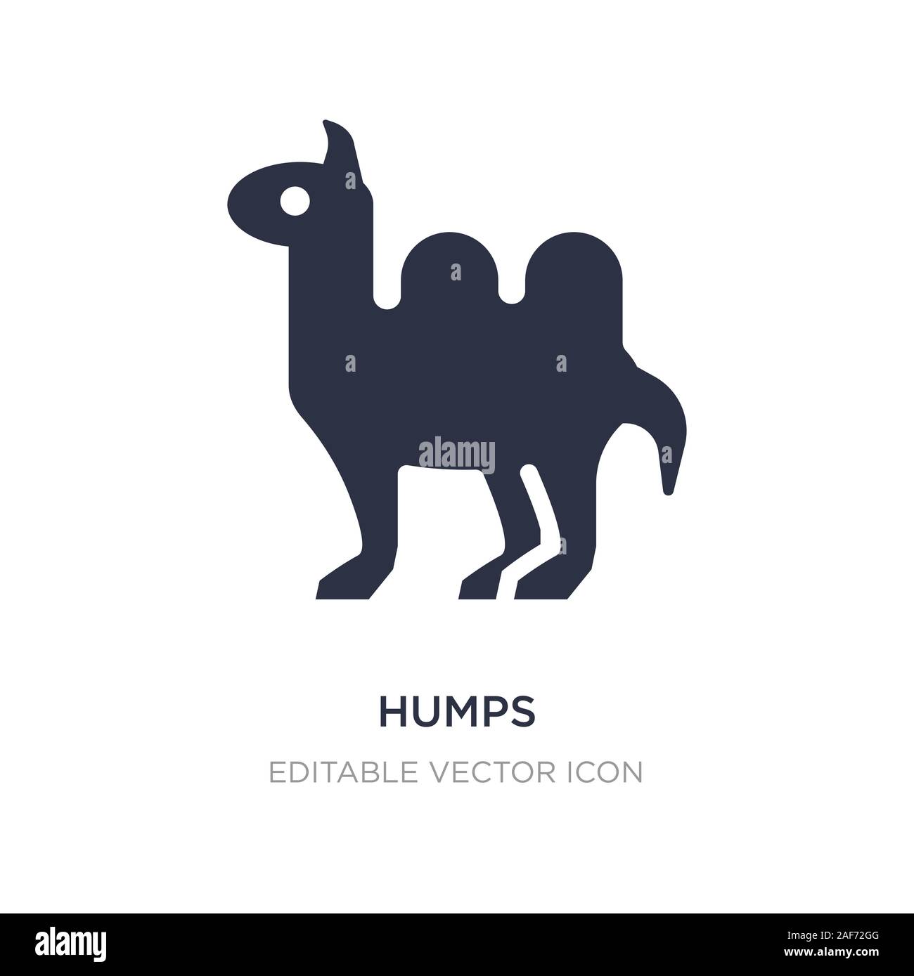 humps icon on white background. Simple element illustration from ...