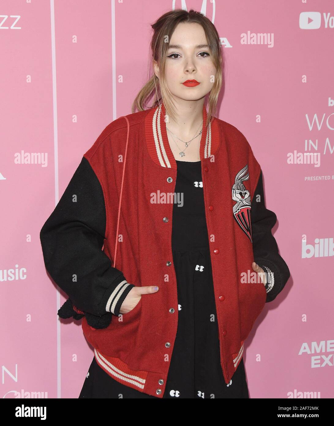 Los Angeles, USA. 12th Dec, 2019. Lydia Night arrives at the 2019 ...