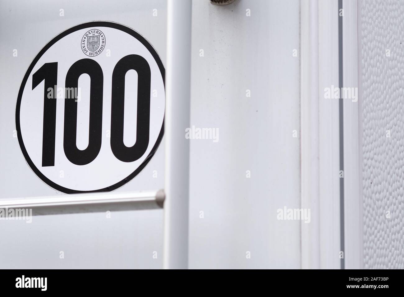 Maximum speed allowed is 100 km h hi-res stock photography and images ...
