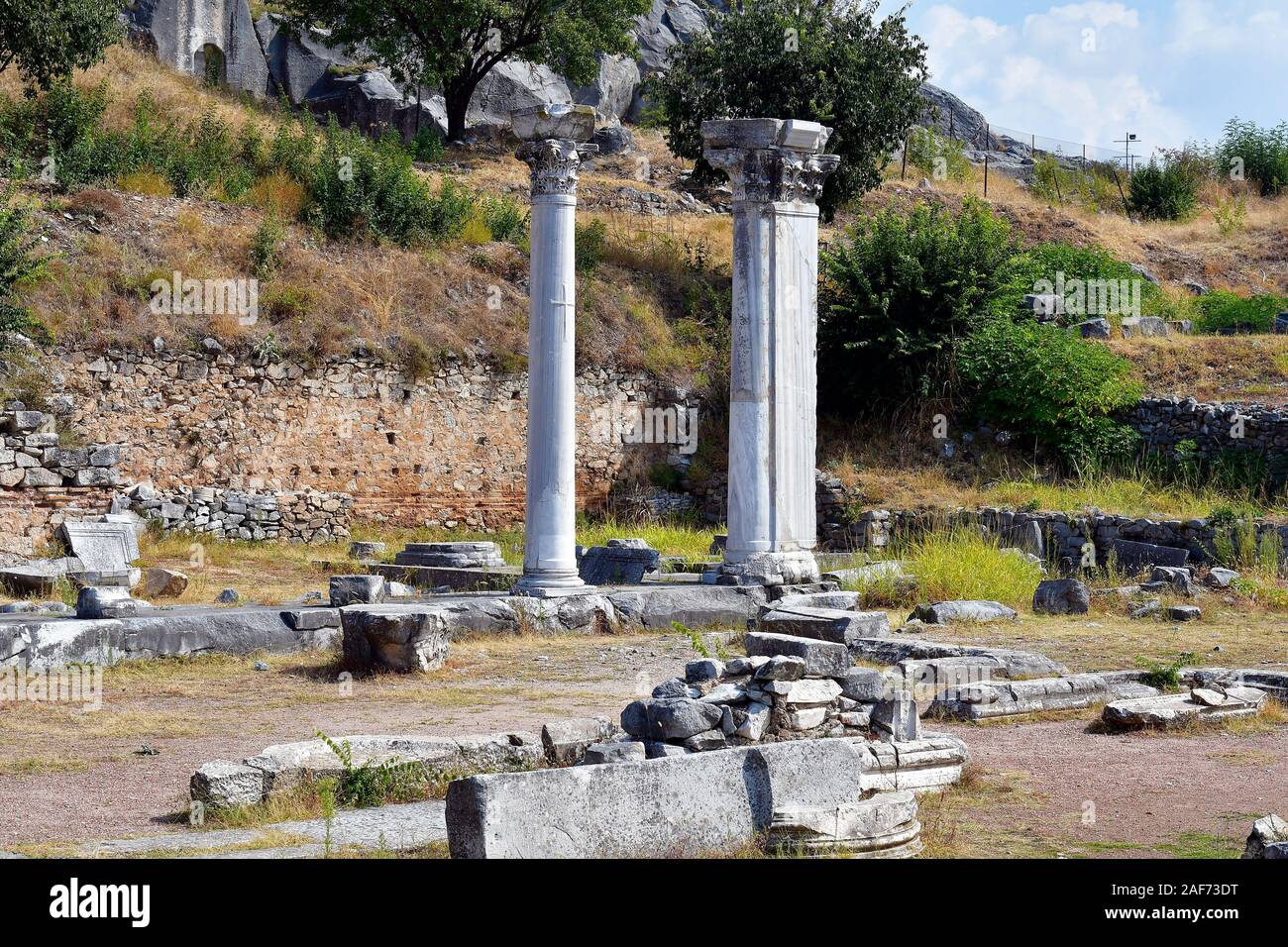 Greece, Unesco world heritage site of ancient Philippi Stock Photo - Alamy
