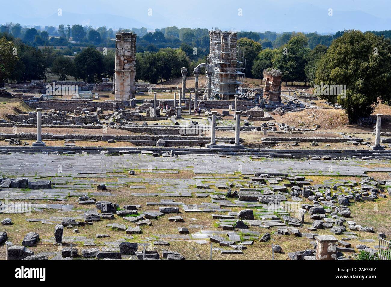 Greece, UNESCO World heritage site of ancient Philippi Stock Photo - Alamy