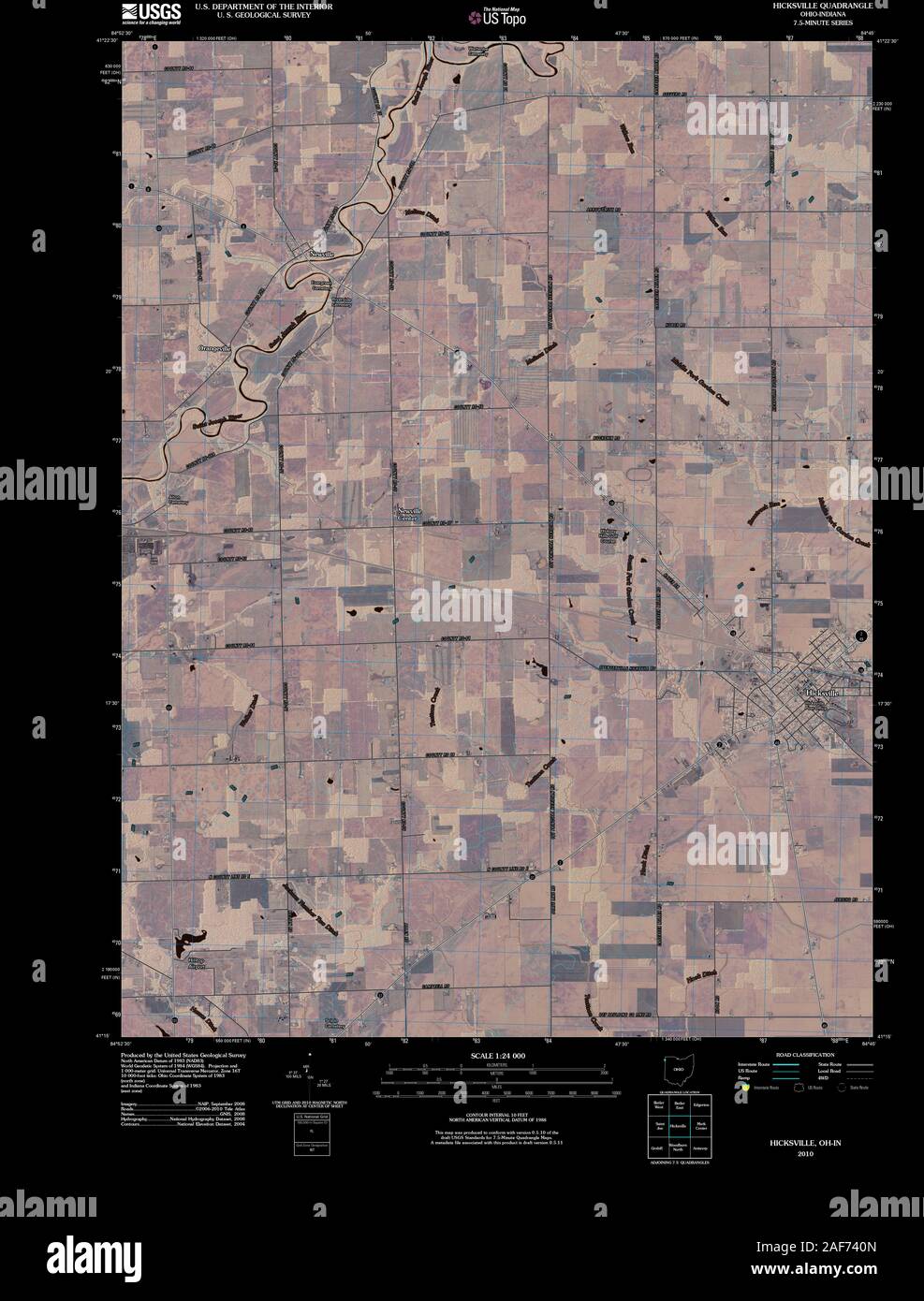 Map of hicksville hi-res stock photography and images - Alamy