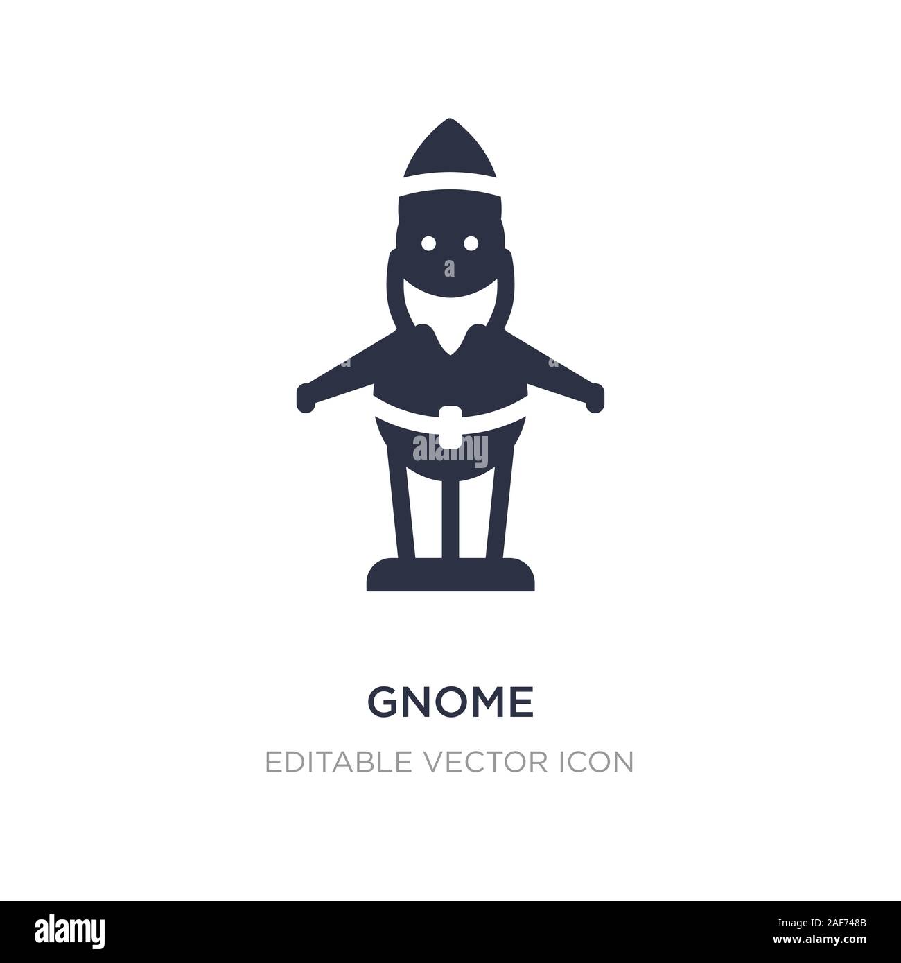 gnome icon on white background. Simple element illustration from ...