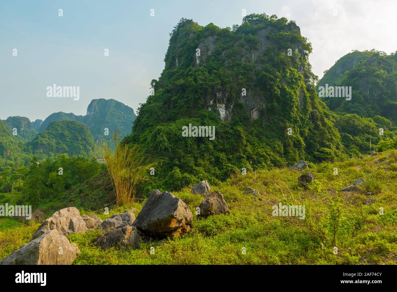 Mountains of Catba island Stock Photo - Alamy
