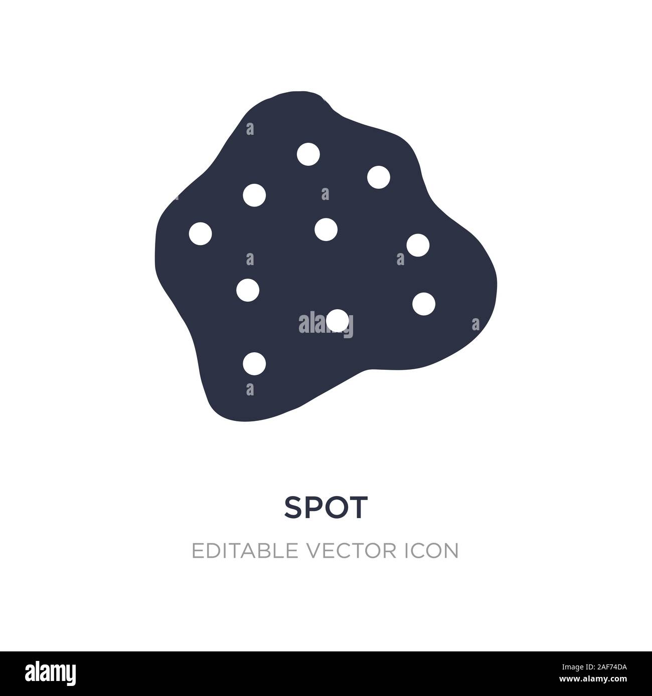 spot icon on white background. Simple element illustration from Art ...