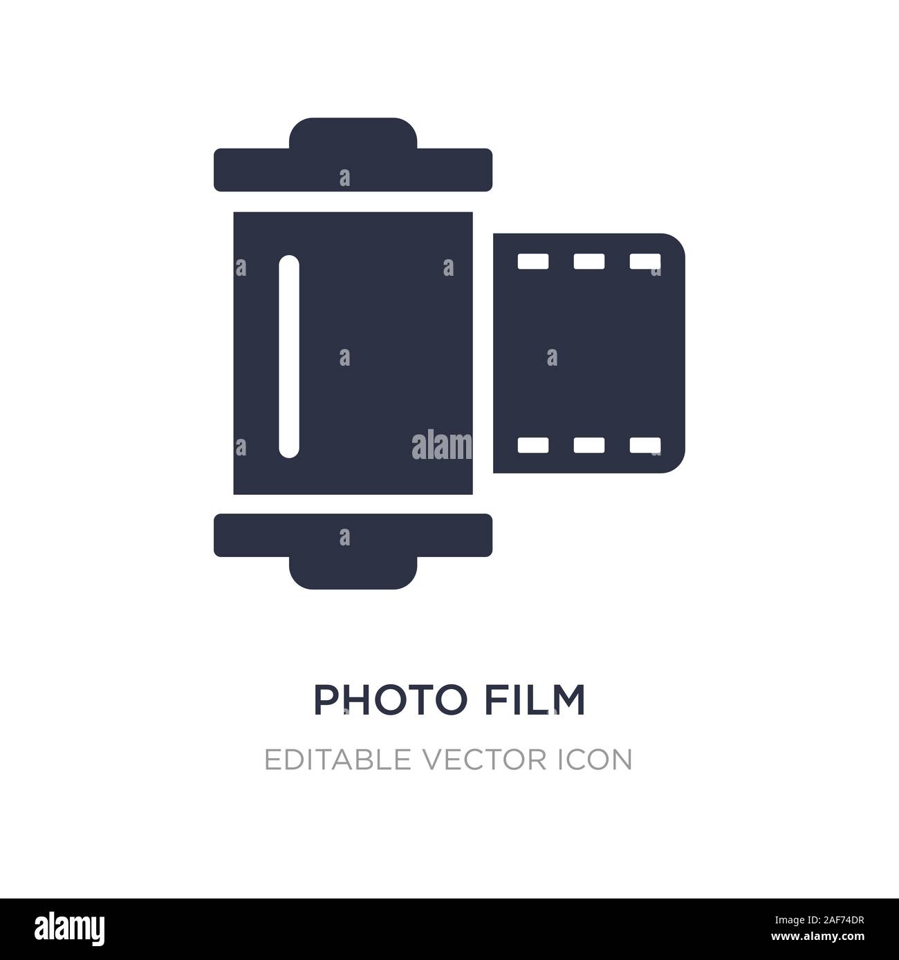 photo film icon on white background. Simple element illustration from ...