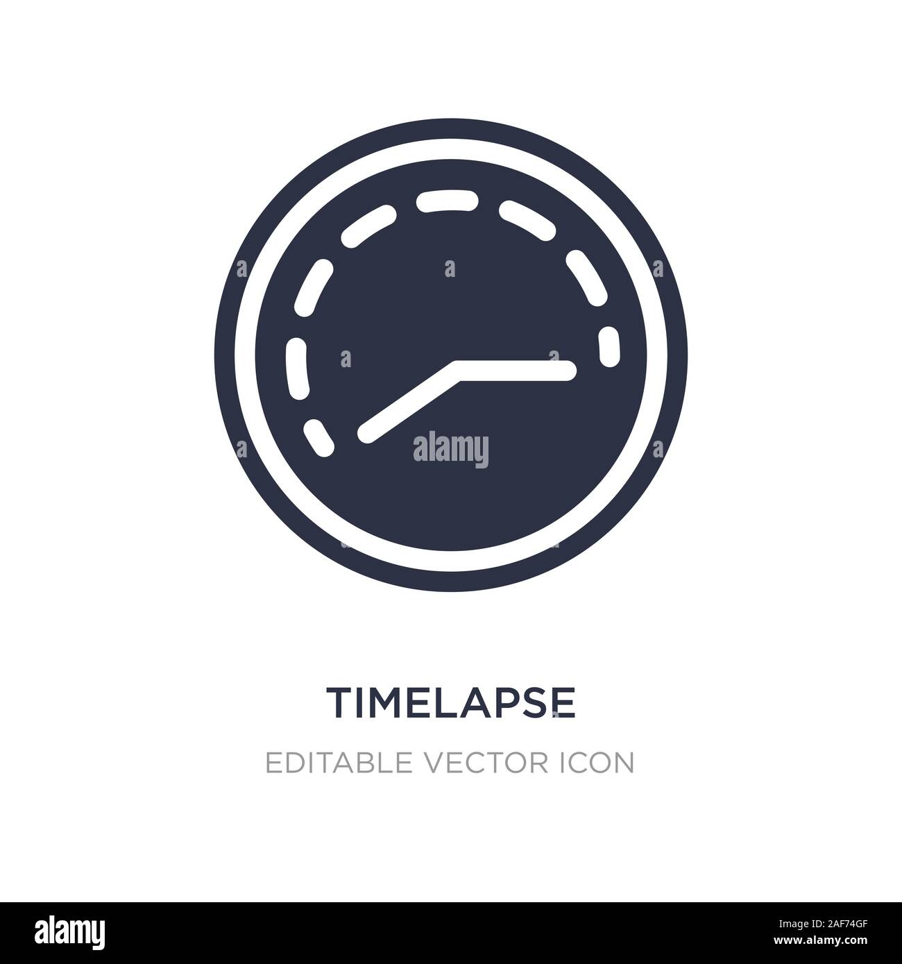 timelapse icon on white background. Simple element illustration from ...