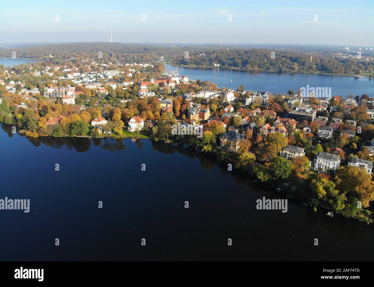 Aerial photo: Heiliger See, Potsdam, Brandenburg. | usage worldwide ...