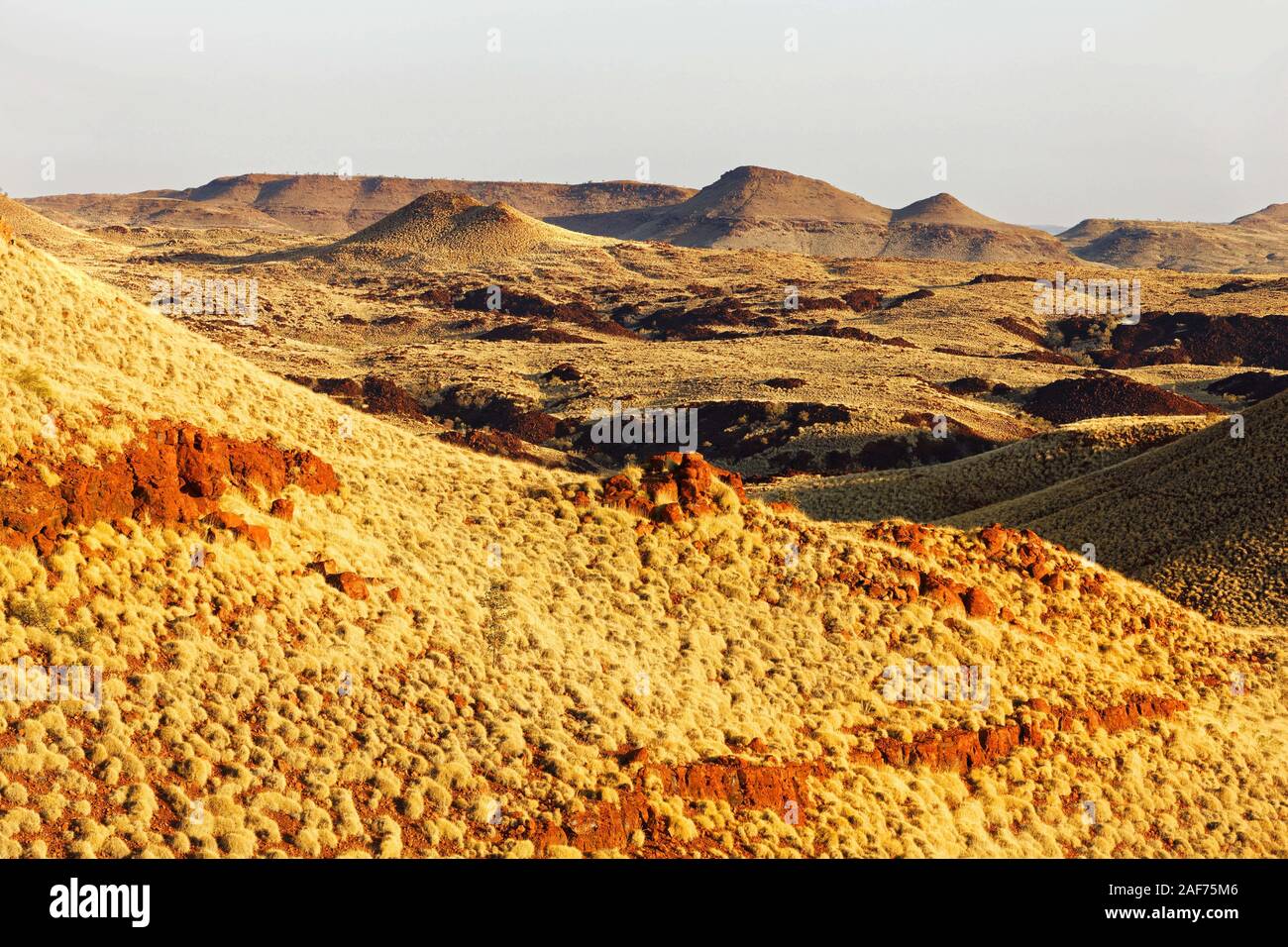 Morning sun on Chichester Ranges, Pilbara, Western Australia | usage ...