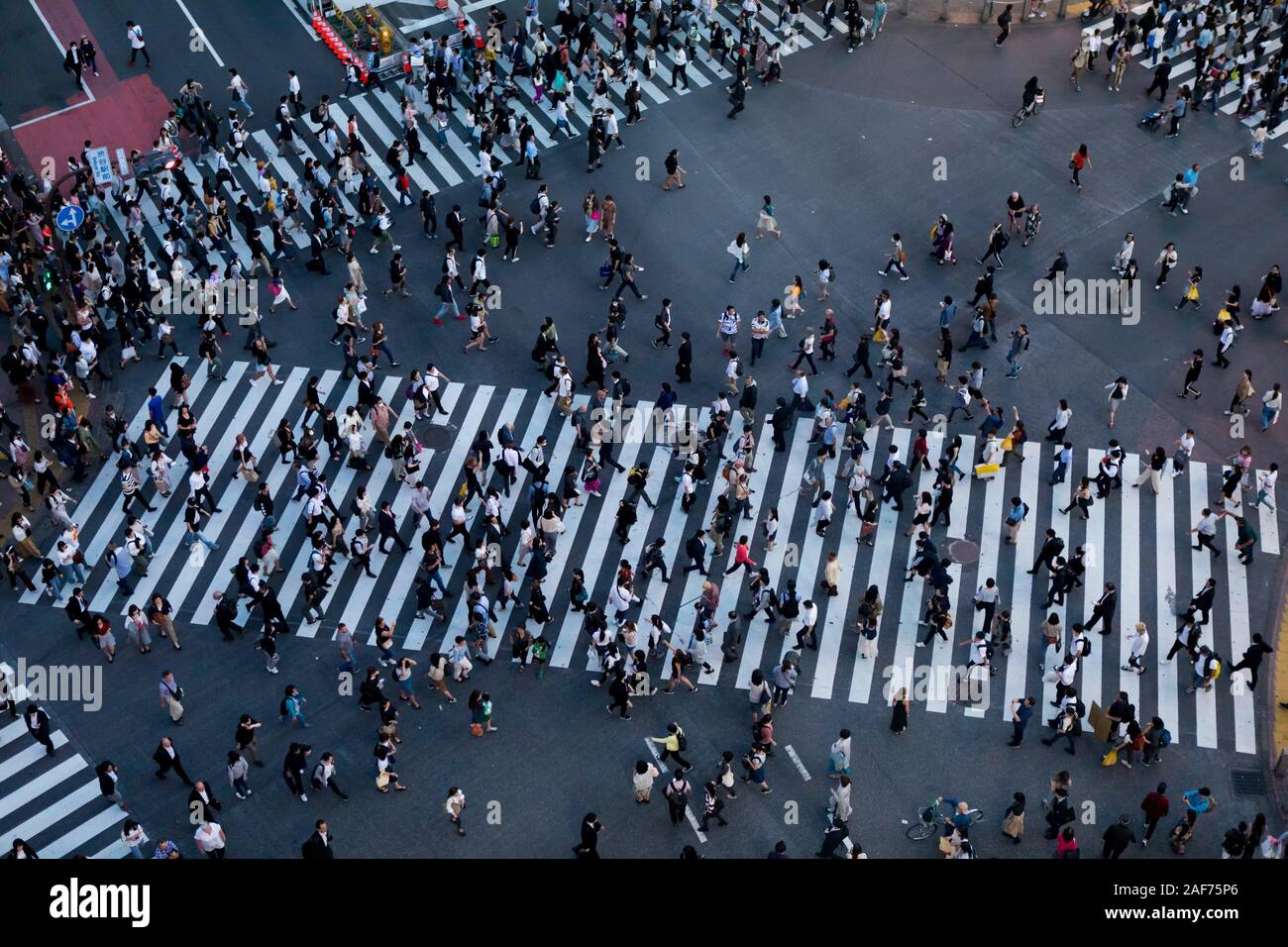 Huge crowd at the famous Shibuya crossing in Tokyo, in May 2019 ...