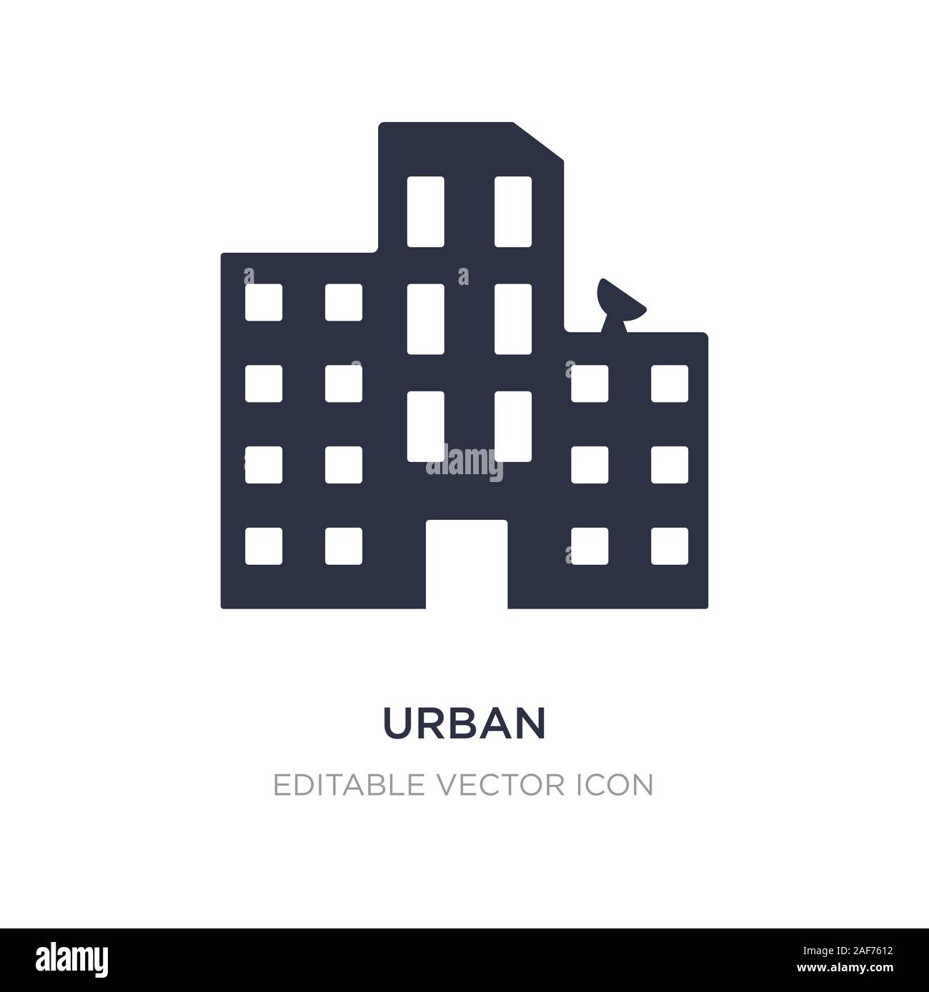 urban icon on white background. Simple element illustration from ...
