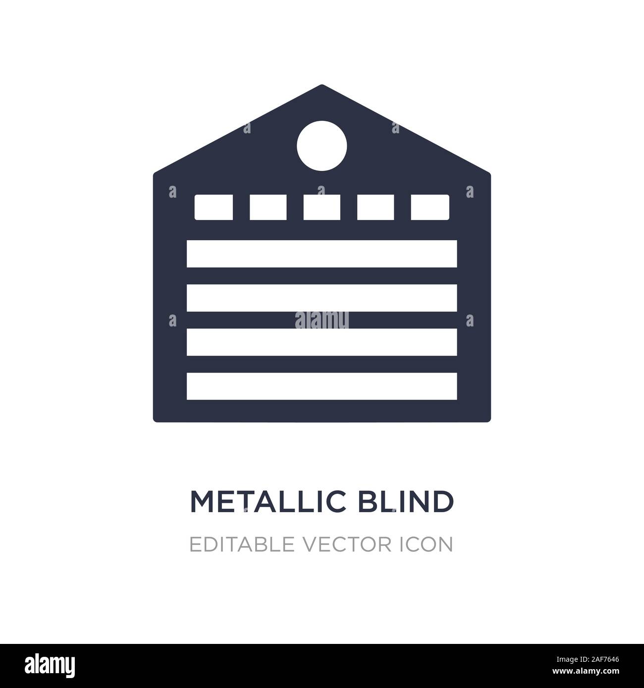 metallic blind icon on white background. Simple element illustration ...