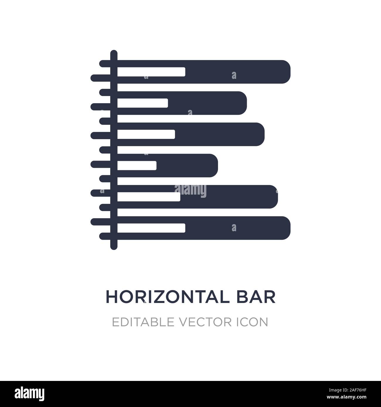 Horizontal Bar Chart Icon