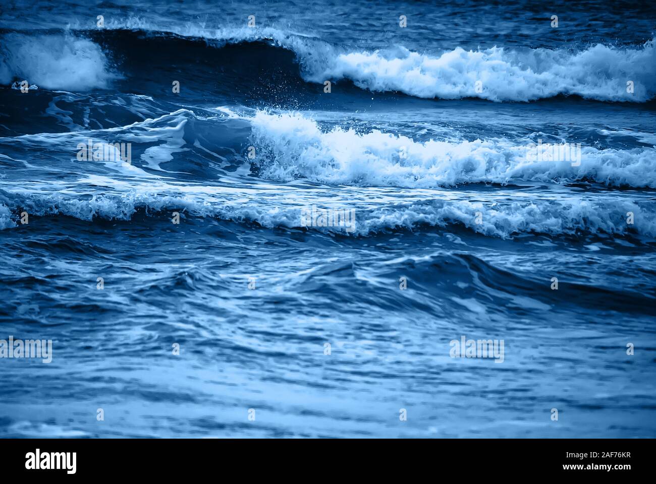 Surface ocean waves background. Exotic landscape. Natural blue water ...