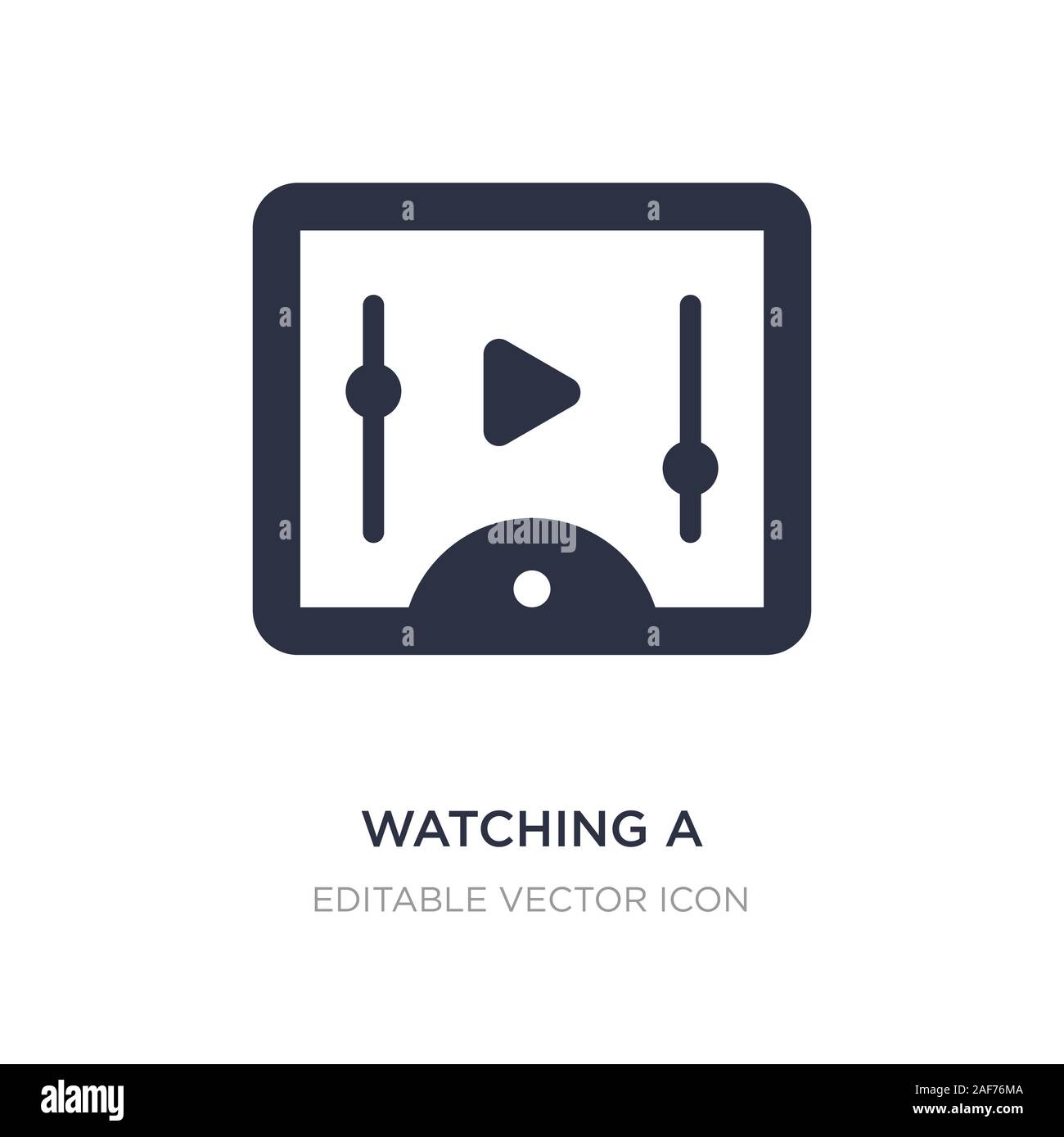 People watching tv and phone Stock Vector Images - Alamy