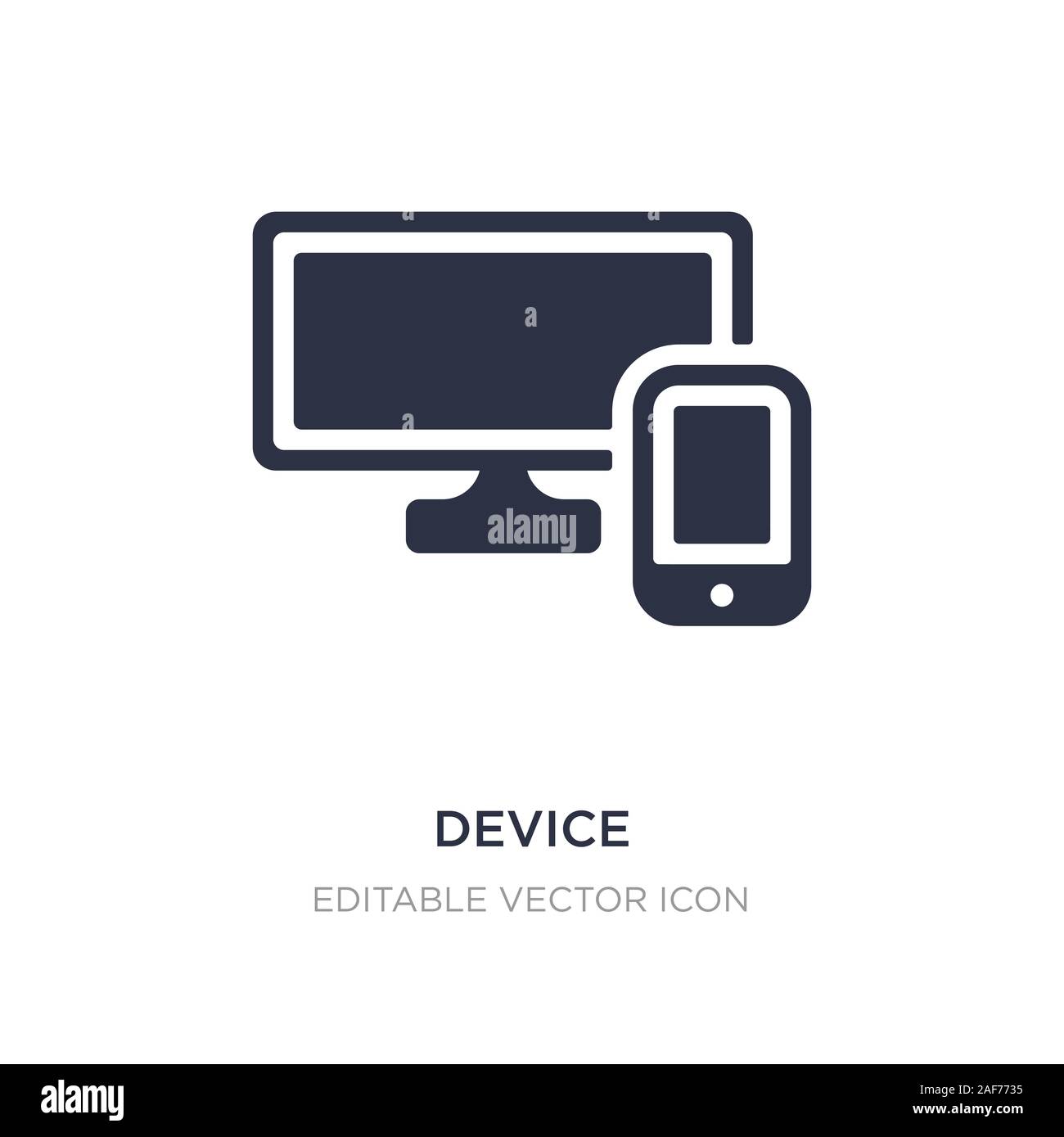 device icon on white background. Simple element illustration from ...