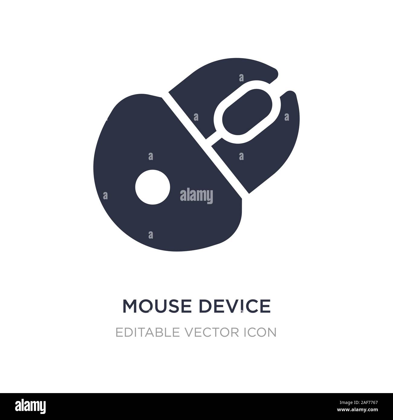 mouse device icon on white background. Simple element illustration from ...