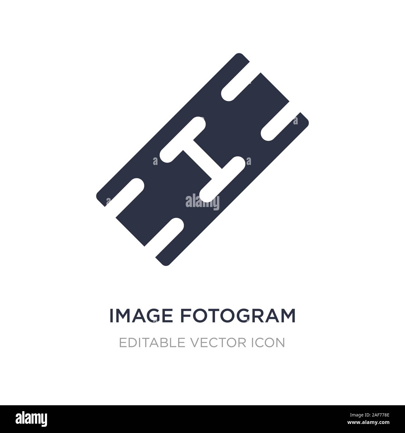 image fotogram icon on white background. Simple element illustration ...
