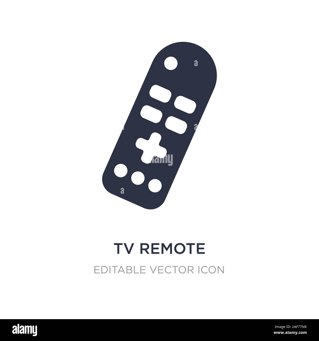 tv remote icon on white background. Simple element illustration from ...