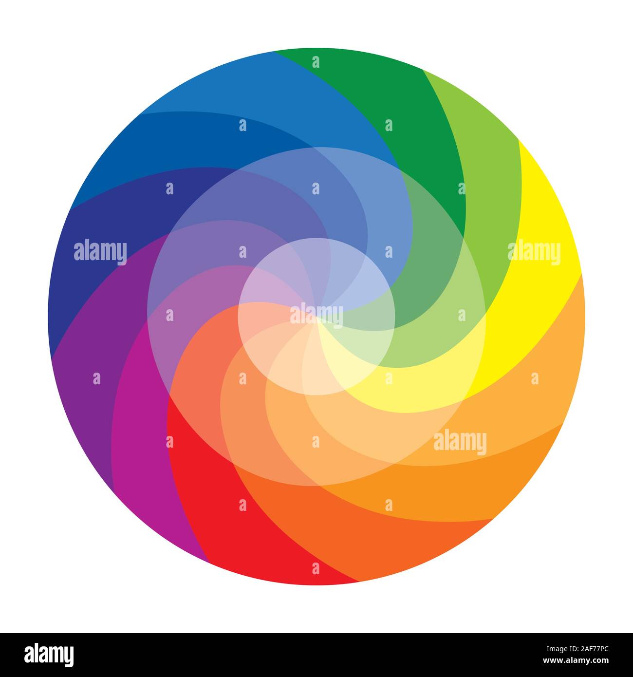 Color wheel or color circle with twelve colors Stock Vector Image & Art ...