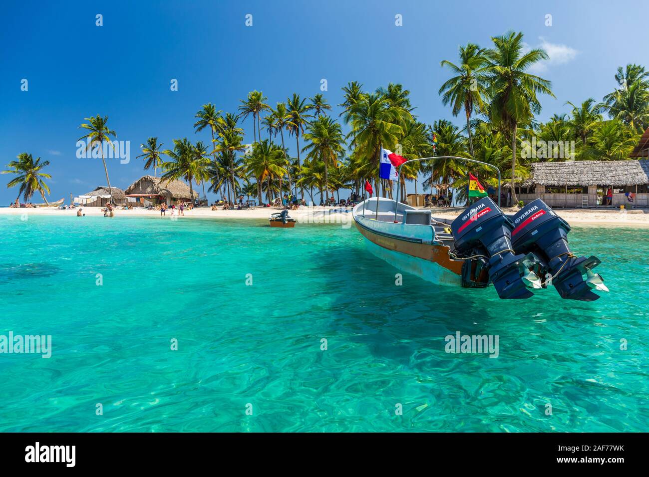 Beaches of San Blas Islands Panama Stock Photo - Alamy