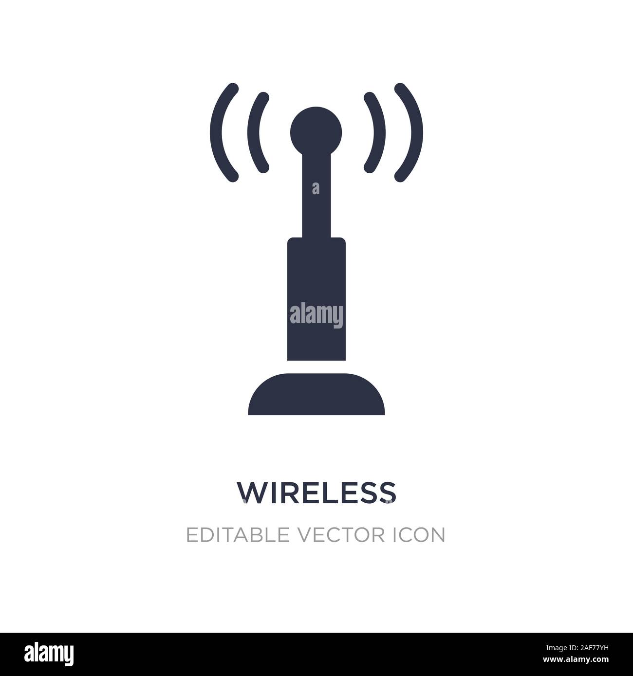 wireless connectivity icon on white background. Simple element ...
