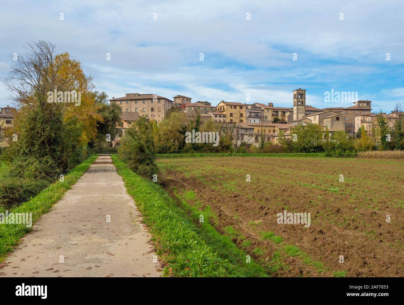 Rieti (Italy) - The historic center of the Sabina's provincial capital ...