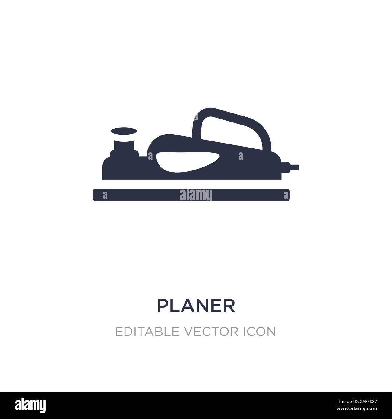 planer icon on white background. Simple element illustration from ...