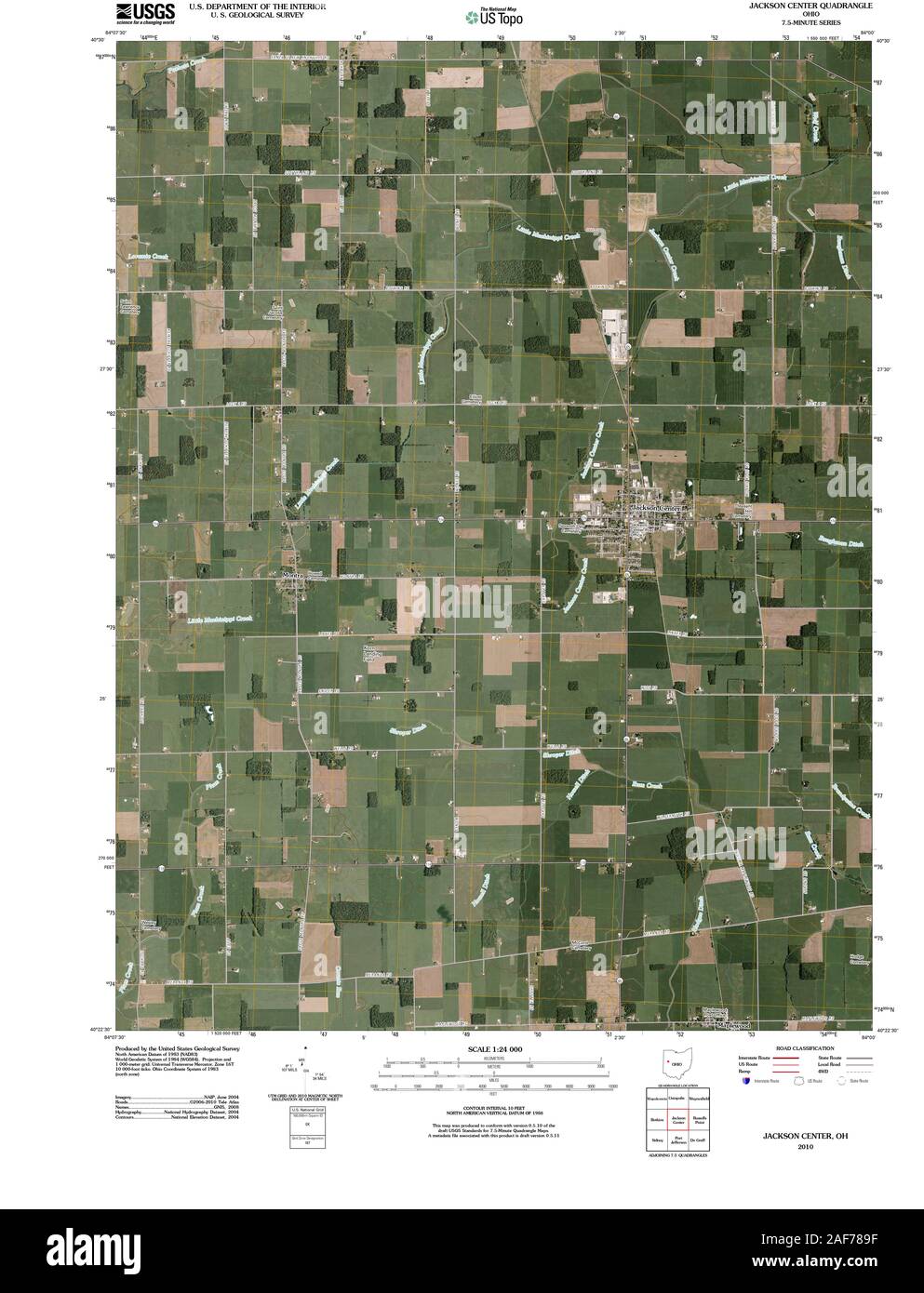 Jackson ohio map hi-res stock photography and images - Alamy