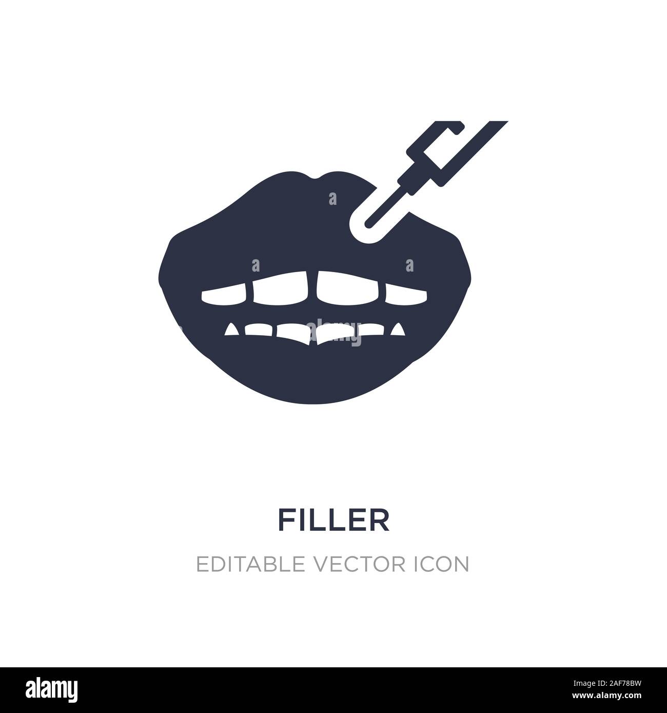 filler icon on white background. Simple element illustration from ...