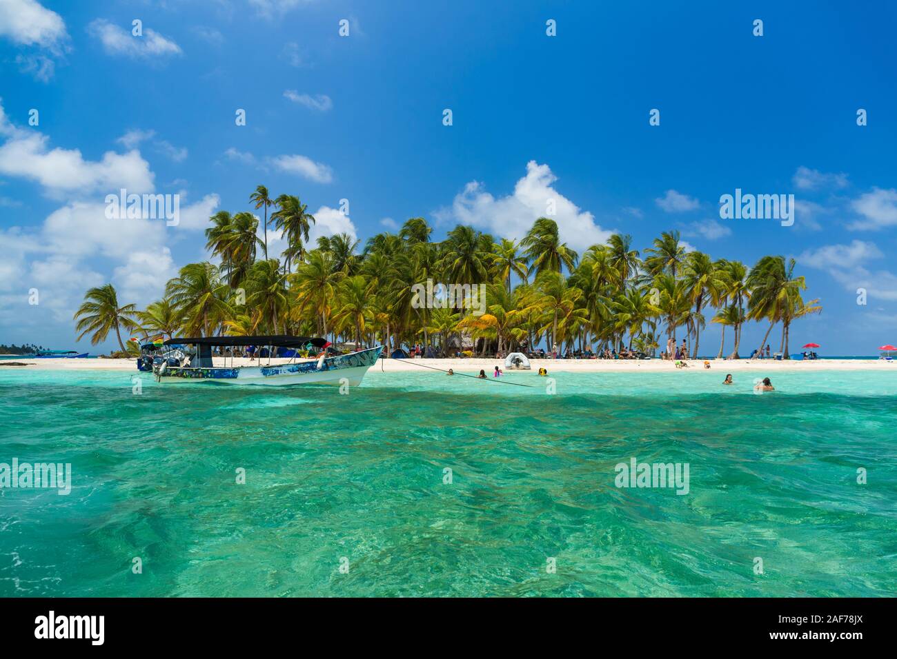 Beaches of San Blas Islands Panama Stock Photo - Alamy