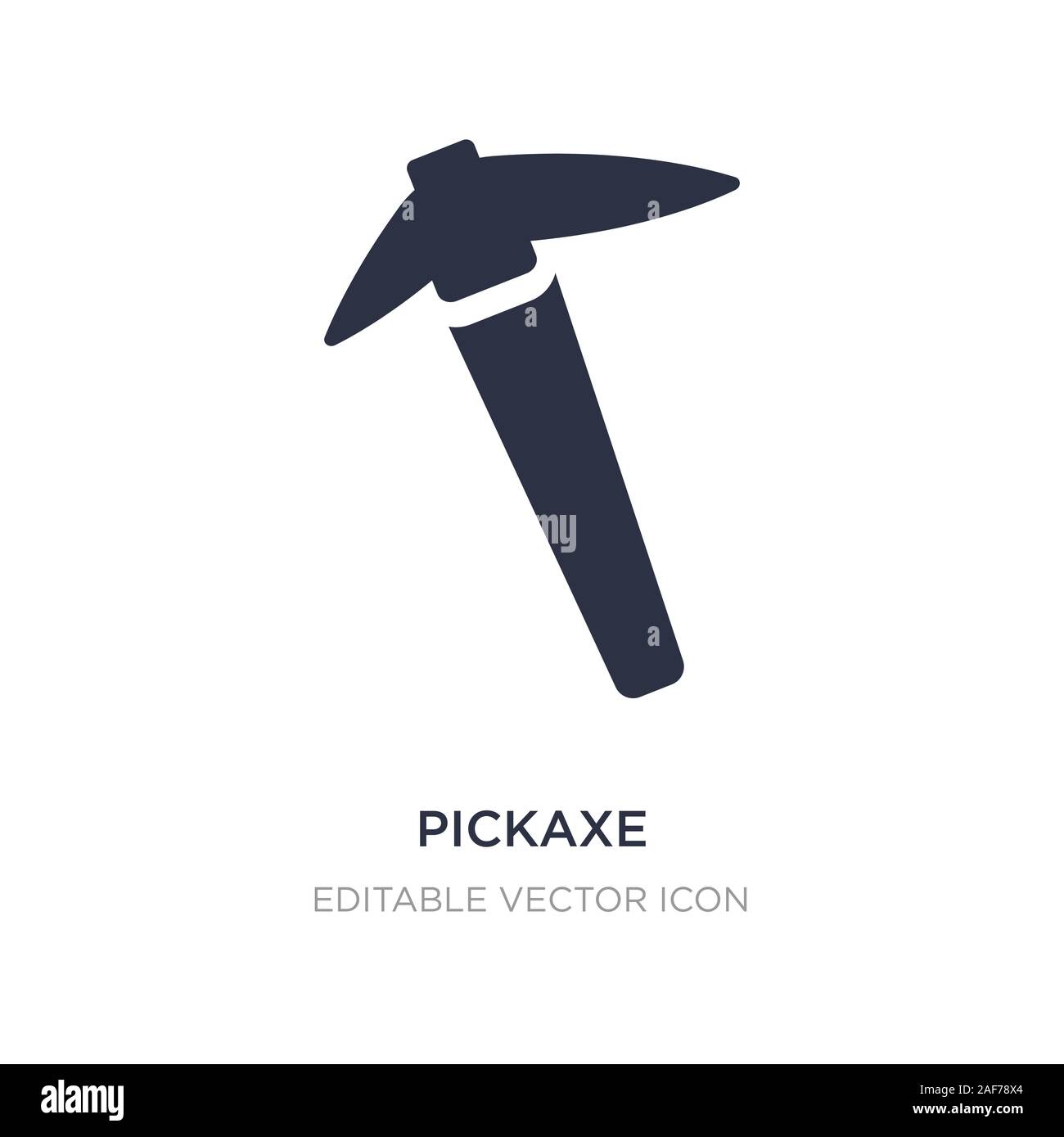 pickaxe icon on white background. Simple element illustration from ...