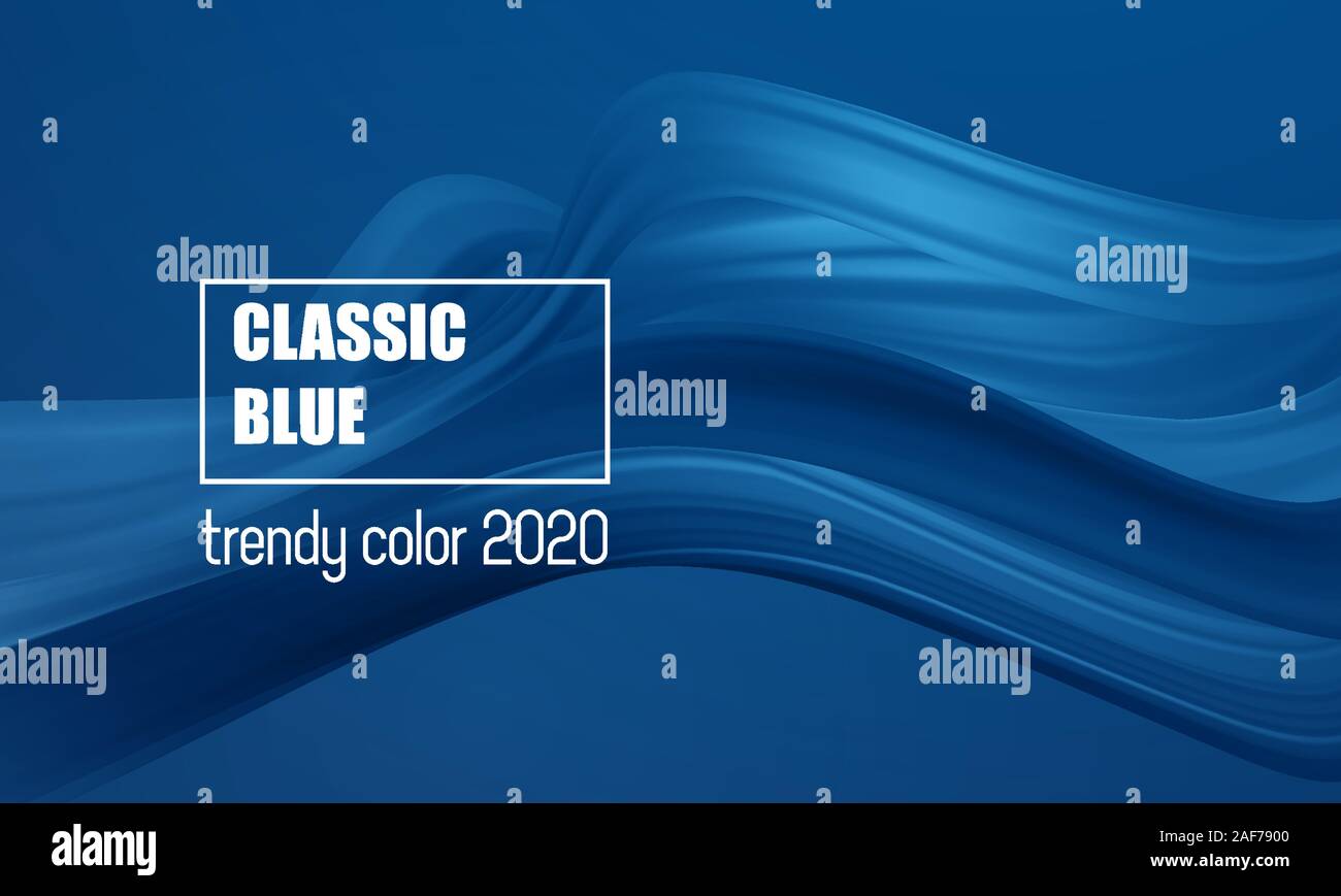 2020 blue color trend Stock Vector Images - Alamy