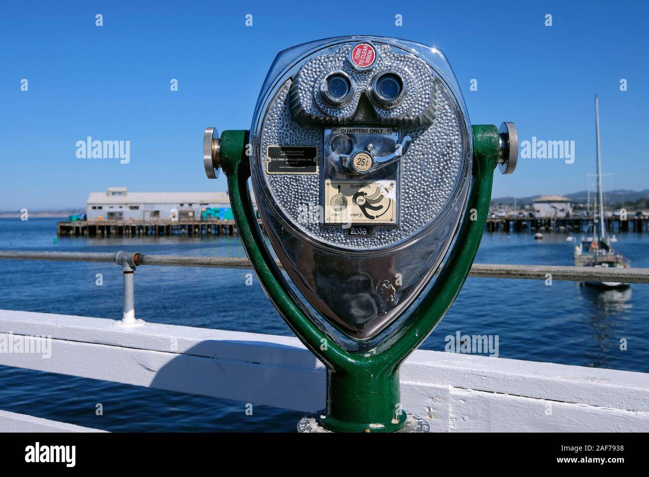 Visual display unit at Old Fisherman's Wharf, Cannery Row tourist ...