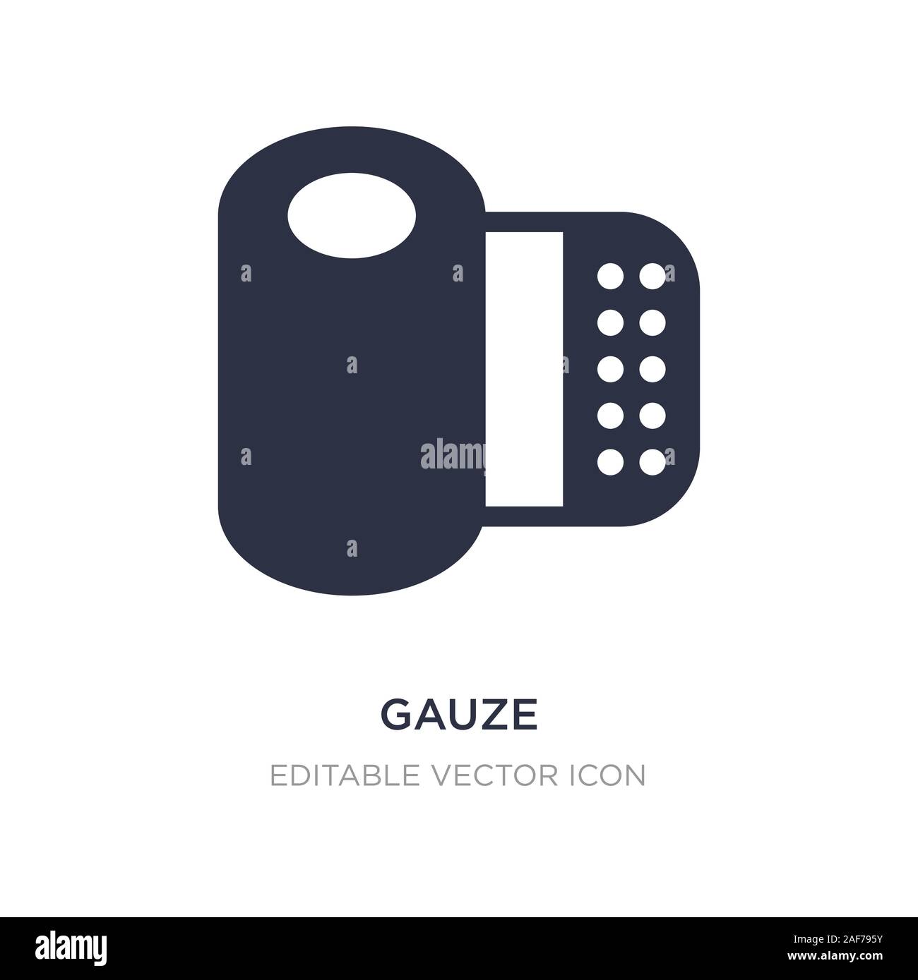 gauze icon on white background. Simple element illustration from ...
