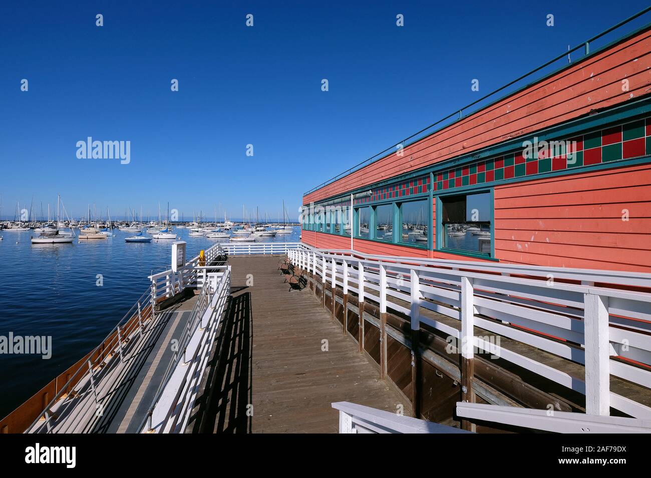 Old Fisherman's Wharf, Cannery Row tourist district, Monterey ...