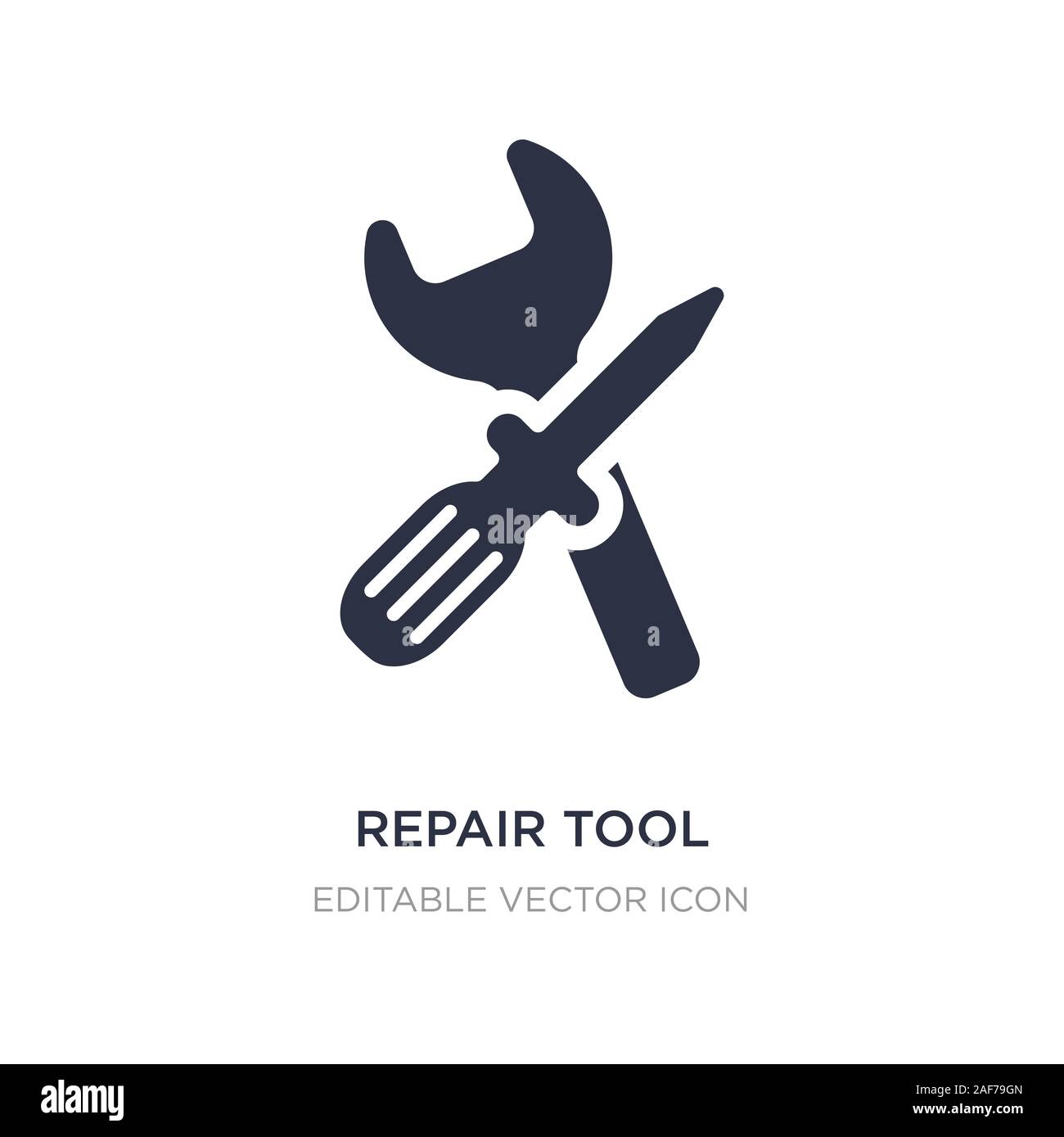 repair tool icon on white background. Simple element illustration from ...
