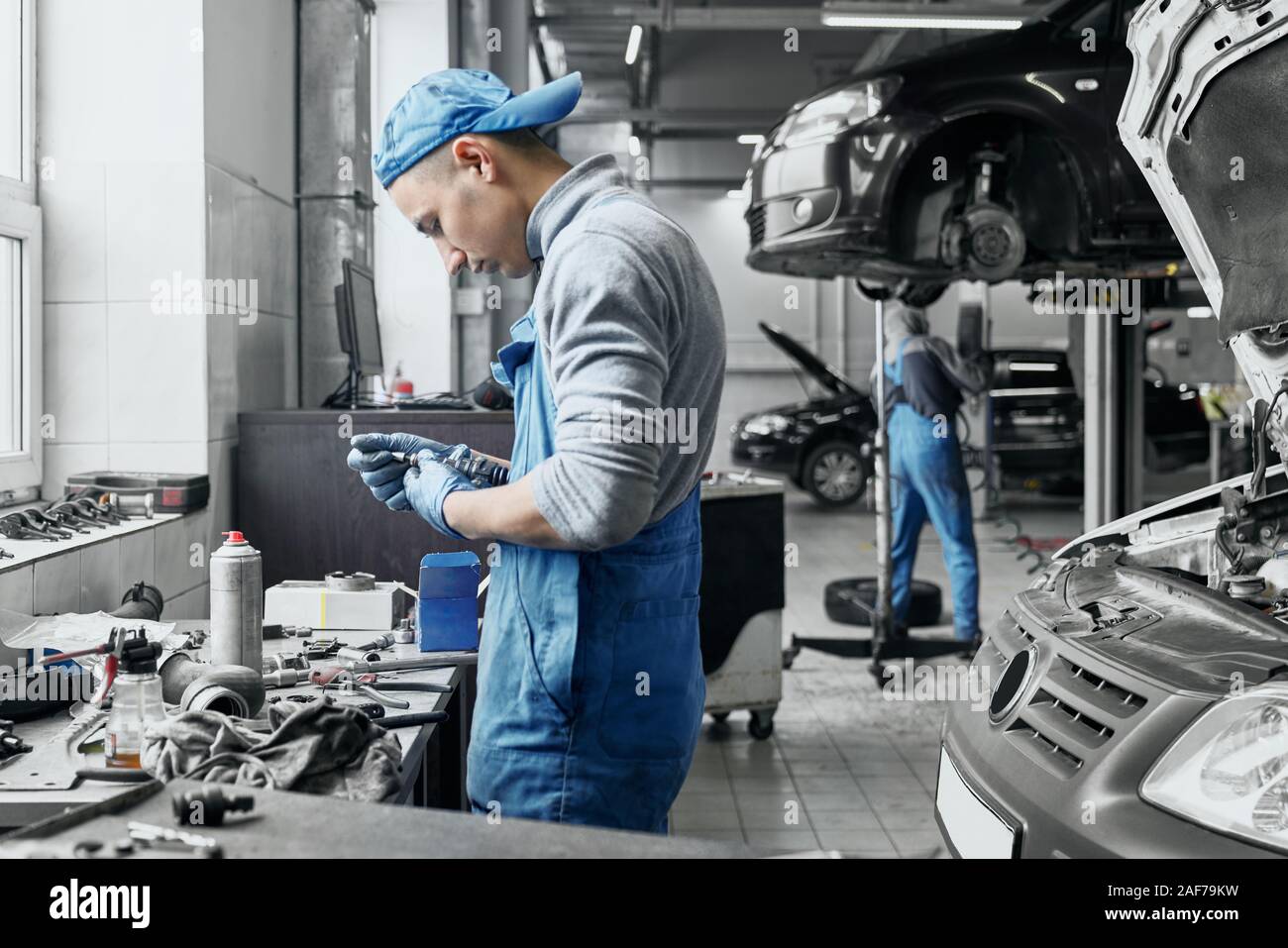 Dirty overalls hi-res stock photography and images - Alamy