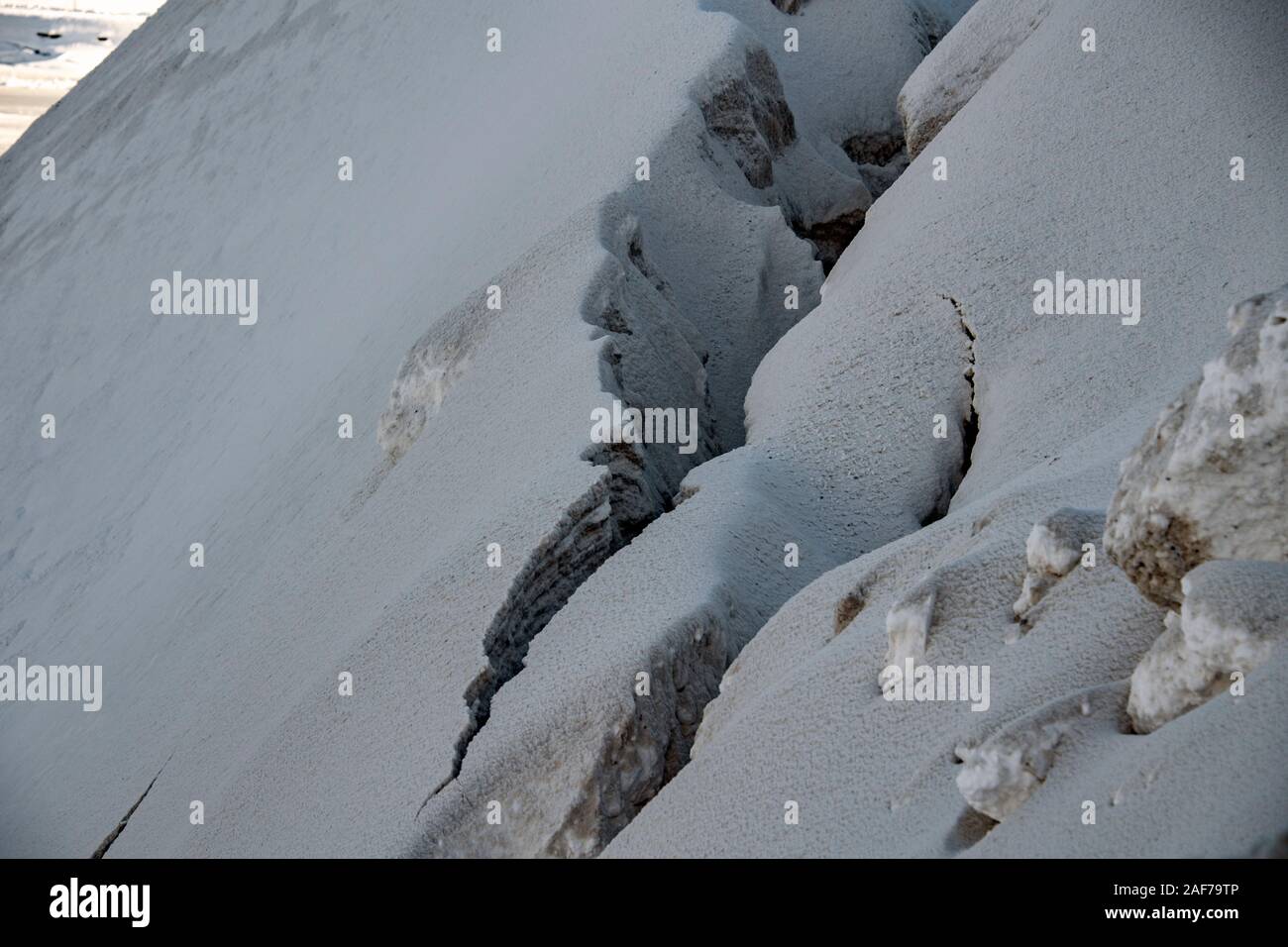 ice snow rift crevasse detail Stock Photo - Alamy