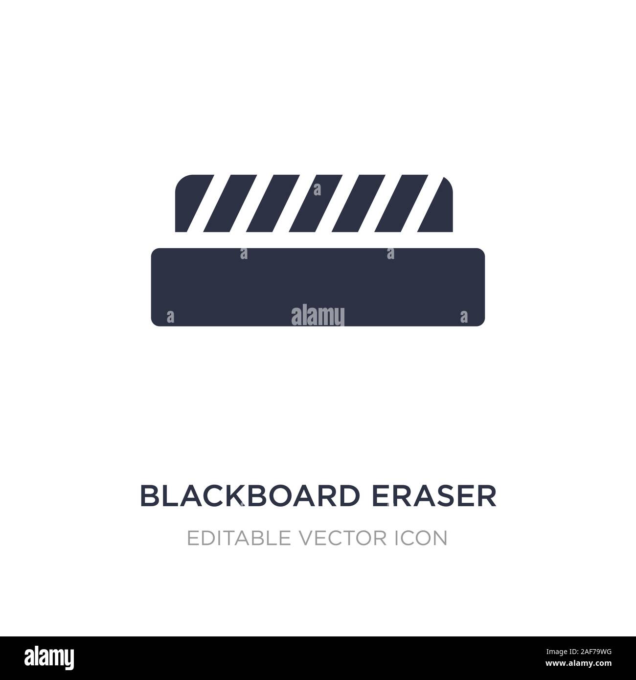 blackboard eraser icon on white background. Simple element illustration ...